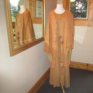 Blue Fish | Dresses | 995 Painted Peachy Keen Blue Fish Empire Dress ...